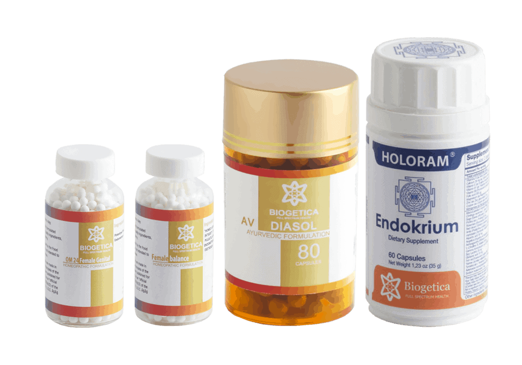 Freedom Kit With Endokrium, Diasolve & FBPC Formula - 80 Days - Biogetica